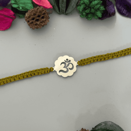 925 SILVER AUM BANDHAN RAKHI - Swan Creations